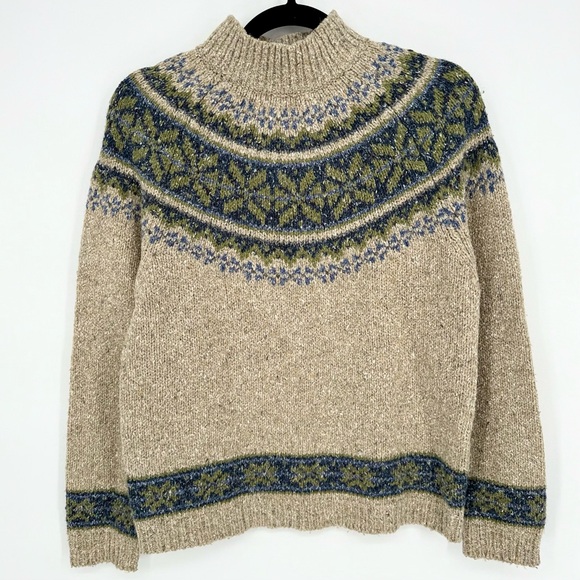 croft & barrow | Sweaters | Vintage Croft Barrow Wool Cotton Beige ...